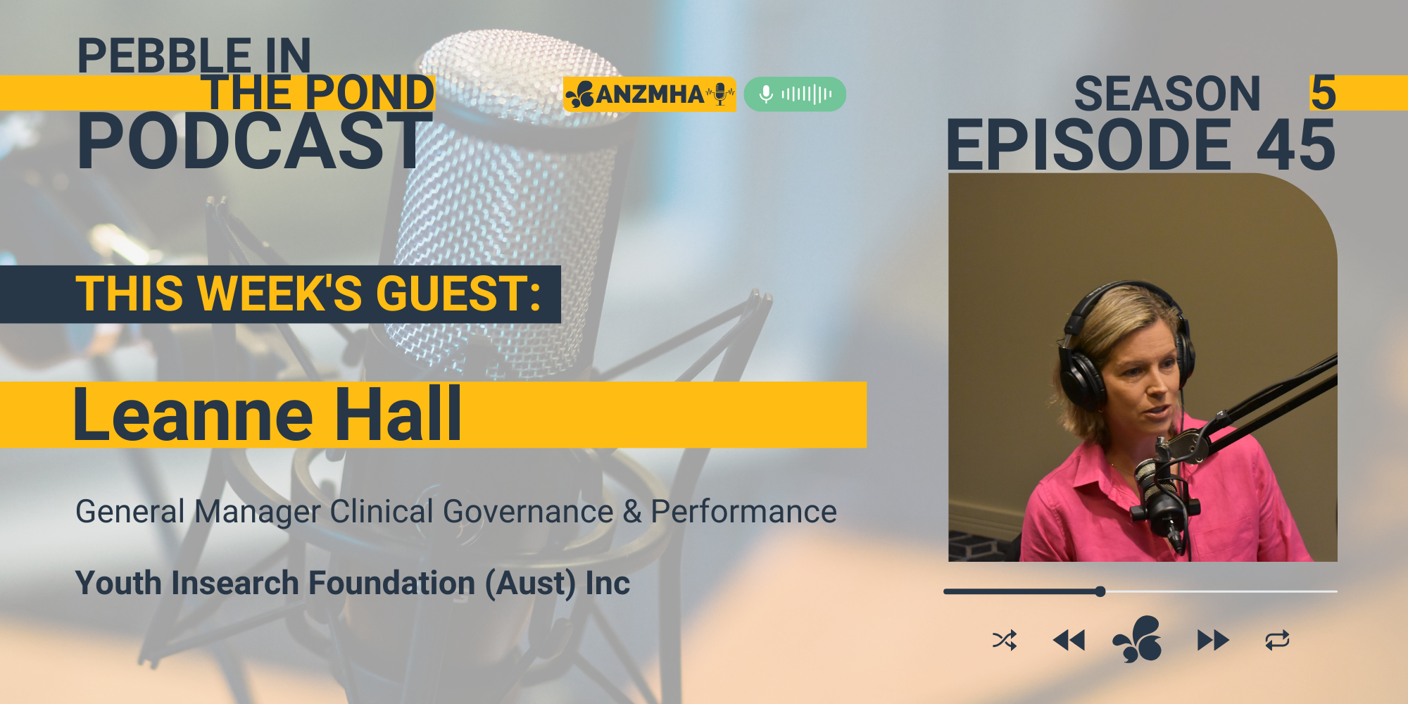 ANZMHA Podcast: Leanne Hall